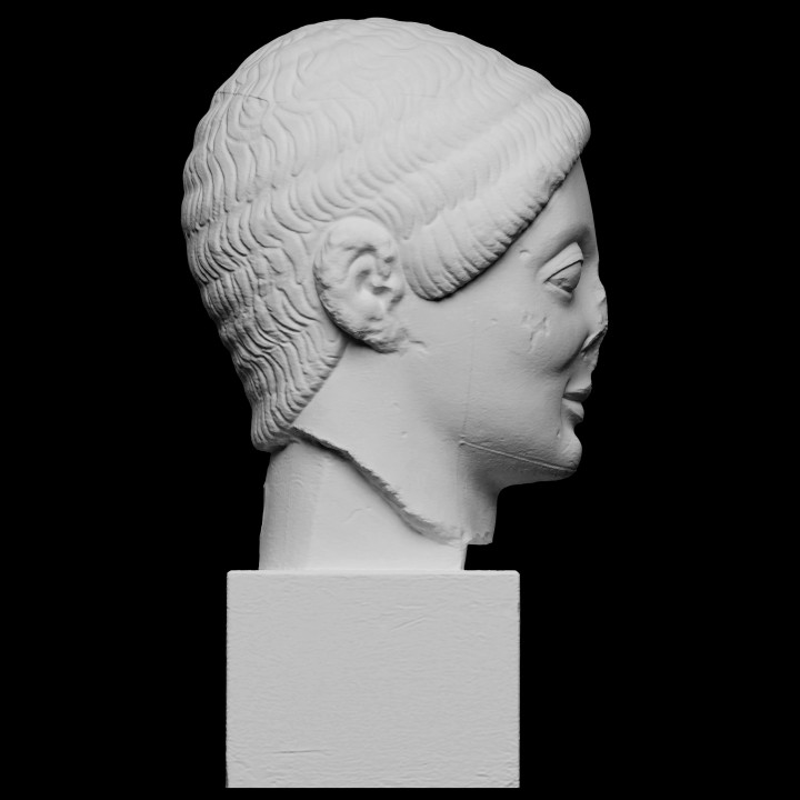 3D Printable The Rayet Head by SMK - Statens Museum for Kunst
