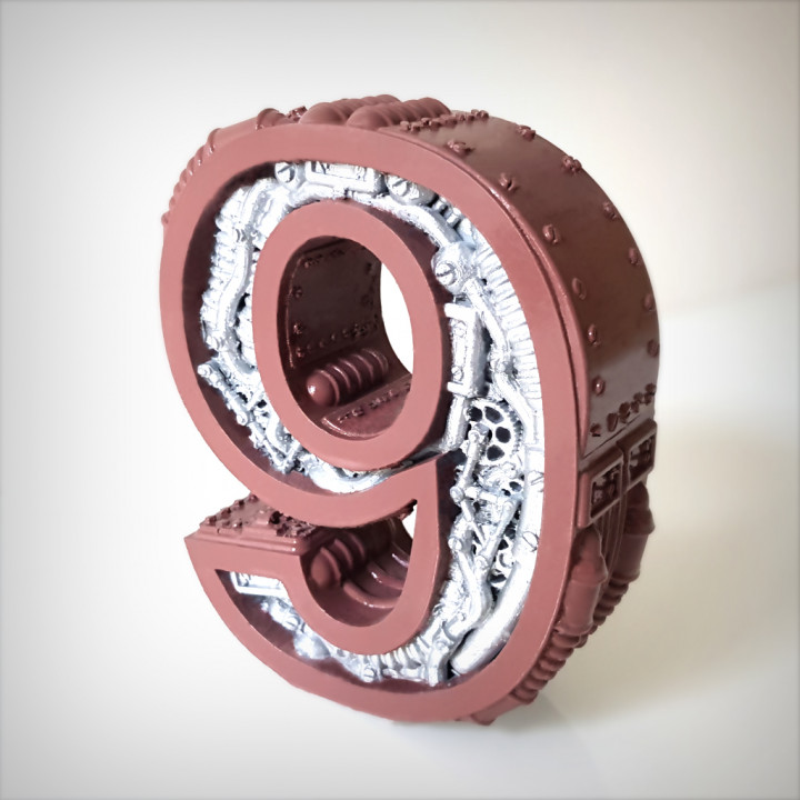 3D Printable Pack steampunk numbers. by Alphonse Marcel