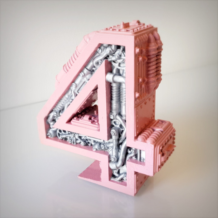 3D Printable Pack steampunk numbers. by Alphonse Marcel