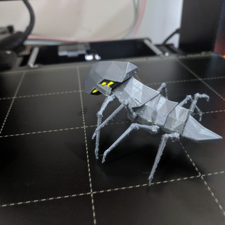 3D Printable Scrib Morrowind Multimaterial by Ellswor