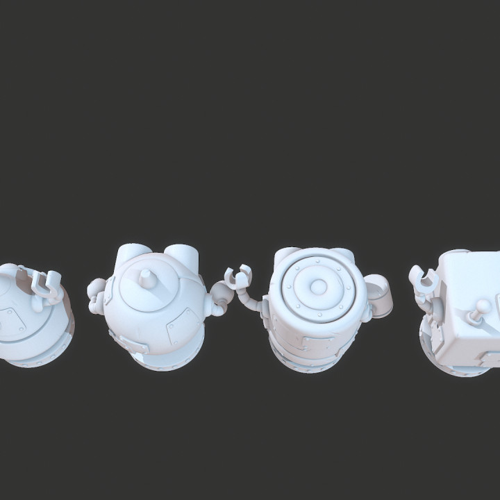 3D Printable Ravensburger - Primitive Robots by Blackspire Studio
