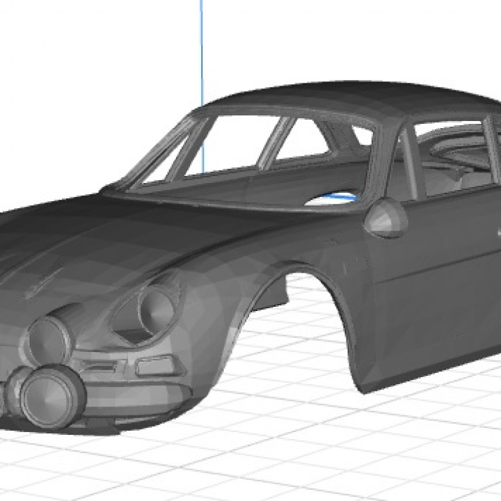 3D Printable Renault Alpine Body Car Printable 3D by Albert Arnau