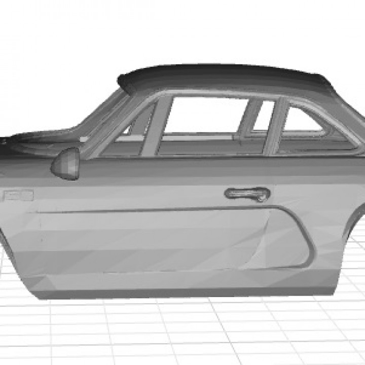 3D Printable Renault Alpine Body Car Printable 3D by Albert Arnau