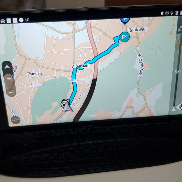 3D Printable Lenovo Phab 2 Pro car case by Senol Cindir