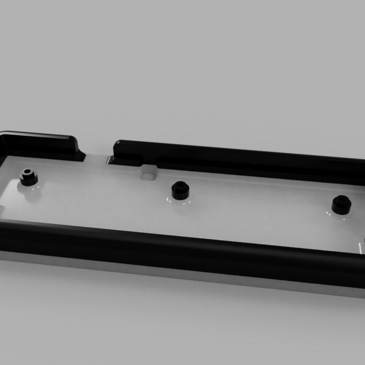 3D Printable Alpha keyboard case (PyrooL 28-key PCB) by Filip Paryż