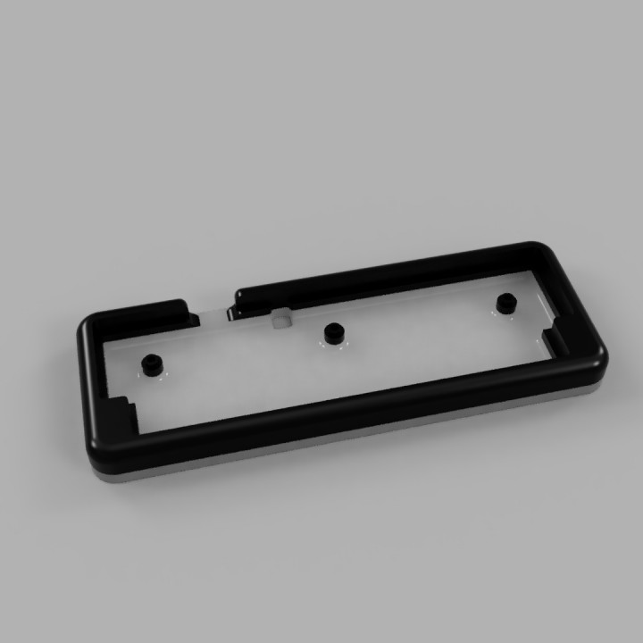 3D Printable Alpha keyboard case (PyrooL 28-key PCB) by Filip Paryż