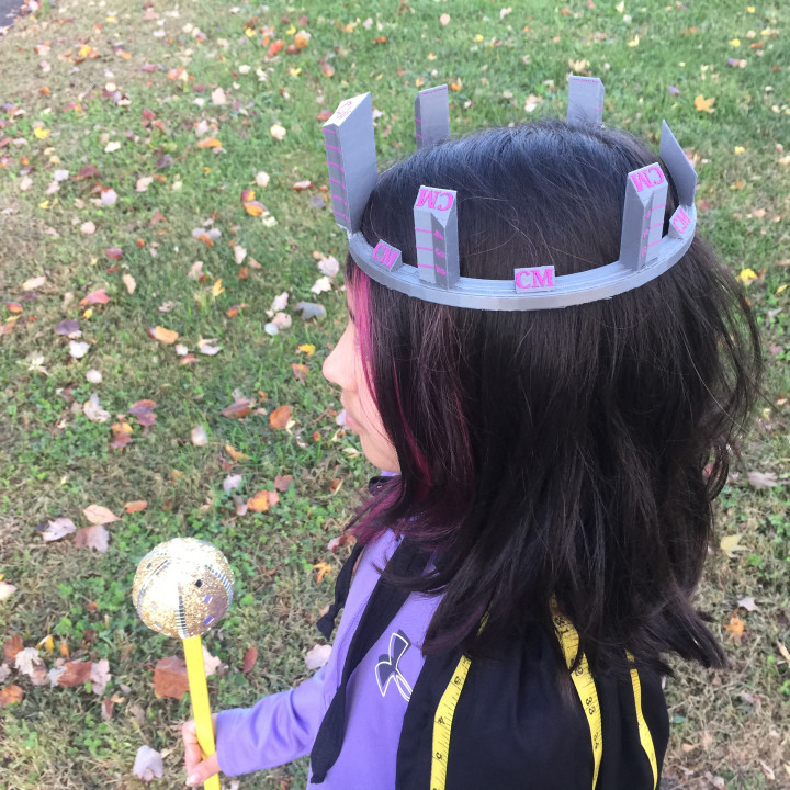 3D Printable Crown Ruler by Star Labs 3D, LLC