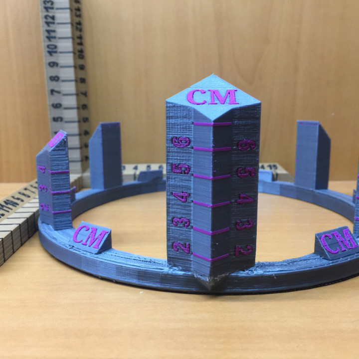 3D Printable Crown Ruler by Star Labs 3D, LLC