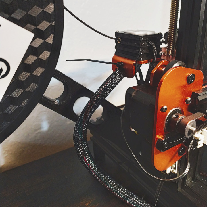 3D Printable Tevo Nereus - Long Spool Holder by Art Cotto