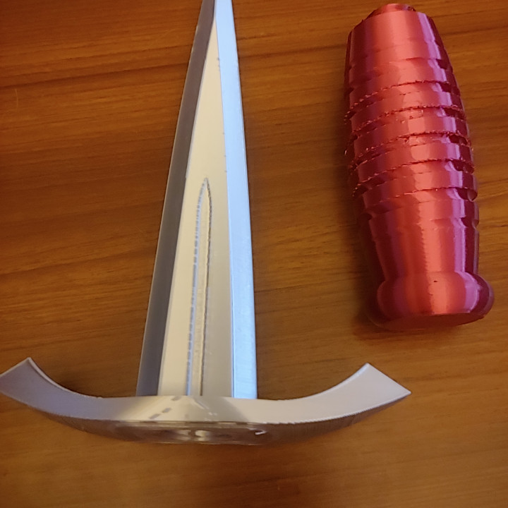 3D Printable Medieval cosplay dagger by Timothy S
