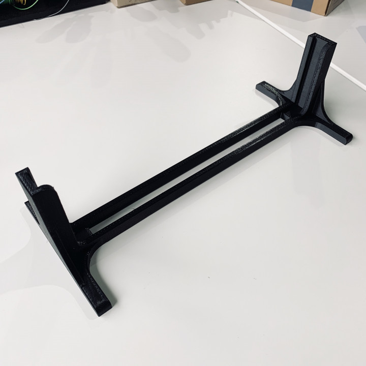 3D Printable Simple vertical monitor mount / stand ( for 28" Samsung ...