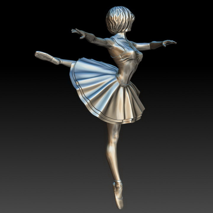 3D Printable Ballerina 3 by 3DLadnik