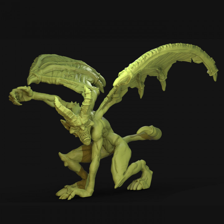 3D Printable Demon Imp [Pre-Supported] by TytanTroll Miniatures