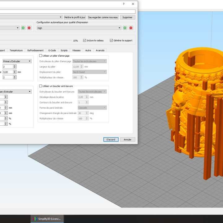 3D Printable Gothic box by Alphonse Marcel