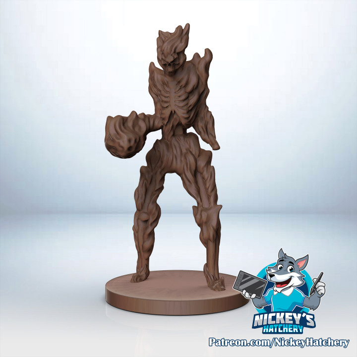 3D Printable Blazing Skeleton by Nickey's Hatchery