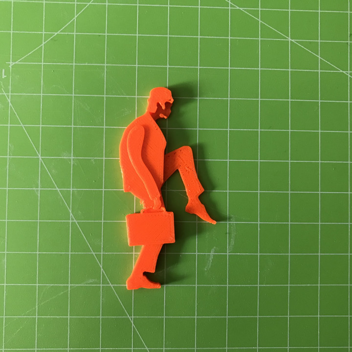 3D Printable Silly Walks - Extruder rotation visualizer by lecter