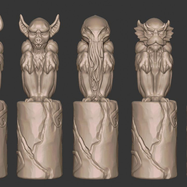 3D Printable Epic monster set by Trullu Jean-Baptiste