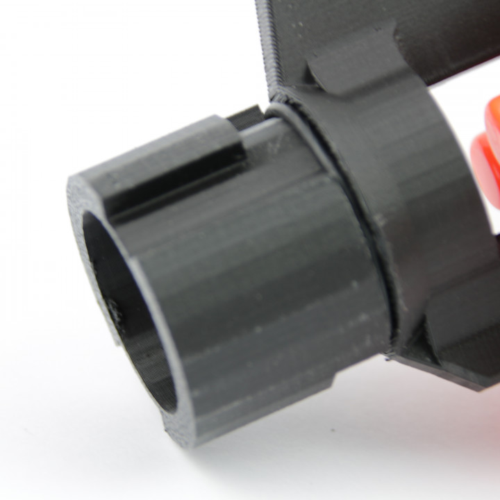 3D Printable Nerf Hammershot Front mod by Simon Haase