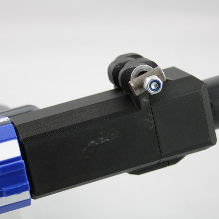 3D Printable Nerf Stock Adapter by Simon Haase