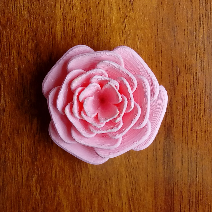 3D Printable Rose by Justin Lin