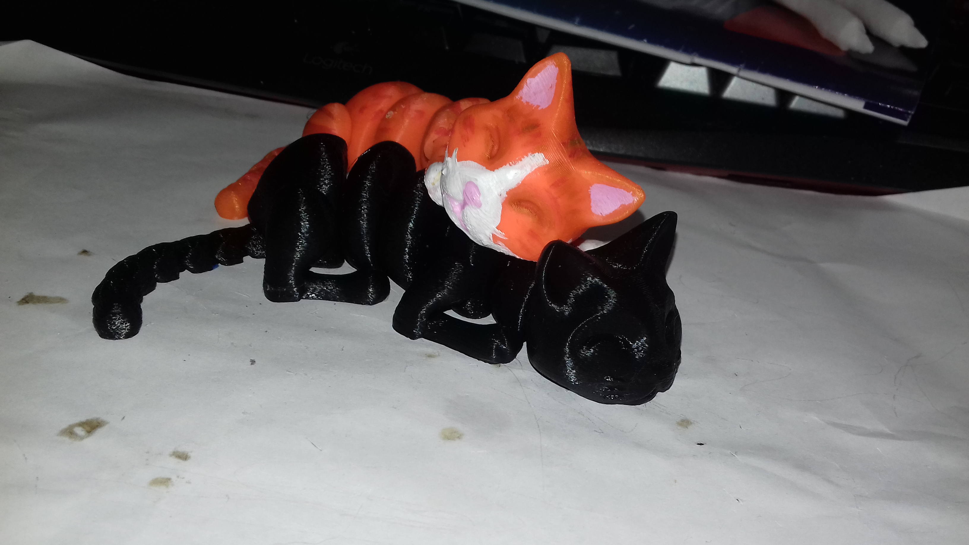 3D Printable Lazy Cat by McGybeer