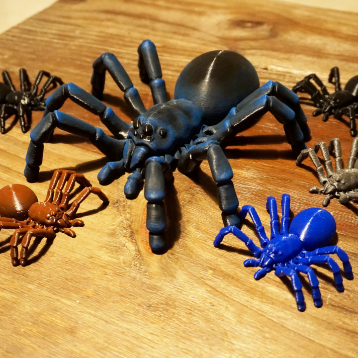 3D Printable Articulated Tarantula by McGybeer