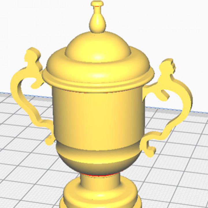 3D Printable Webb Ellis Cup RWC simple by Jack Richardson