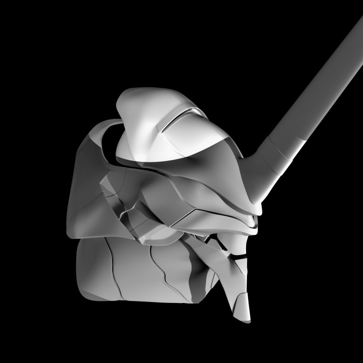 3D Printable Evangelion Unit 01 Bust - Fan Art by Jonnathan Nossa