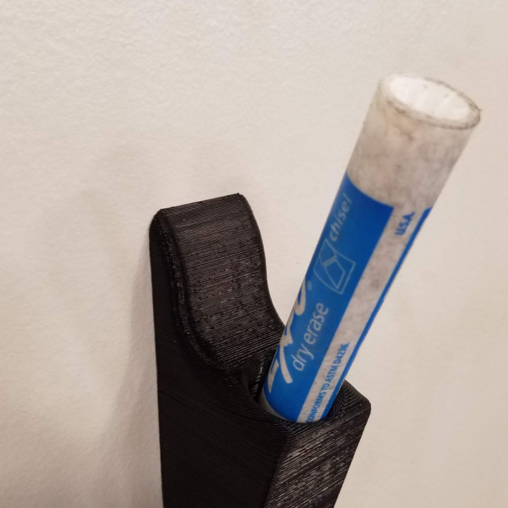 3D Printable Expo Dry erase marker holder by Eric Gigante