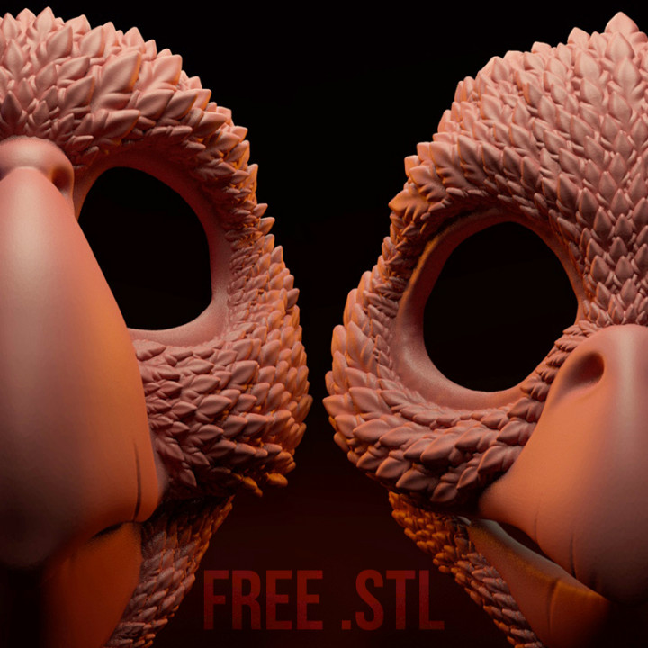 3D Printable Birds Masks - Moving Jaw by Jose David Cifuentes Ulloa