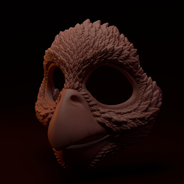 3D Printable Birds Masks - Moving Jaw by Jose David Cifuentes Ulloa
