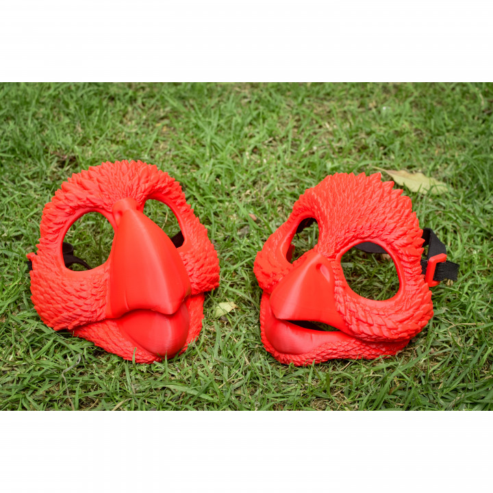 3D Printable Birds Masks - Moving Jaw by Jose David Cifuentes Ulloa