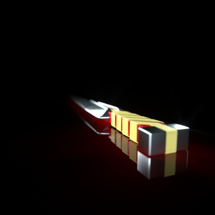 3D Printable Dagger of Mortis from Star Wars by Saxon Fullwood