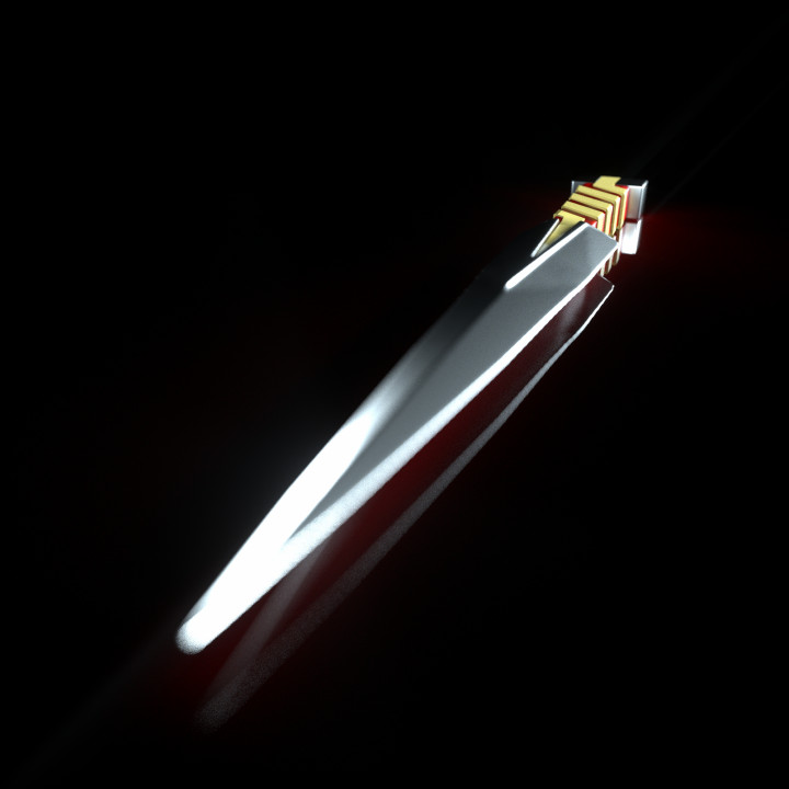 3D Printable Dagger of Mortis from Star Wars by Saxon Fullwood