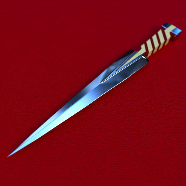 3D Printable Dagger of Mortis from Star Wars by Saxon Fullwood
