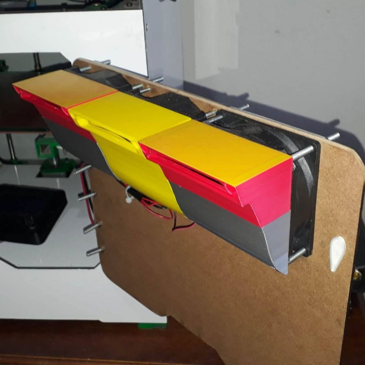 3D Printable Fan Duct Cooler by Rafael Cordeiro Vieira