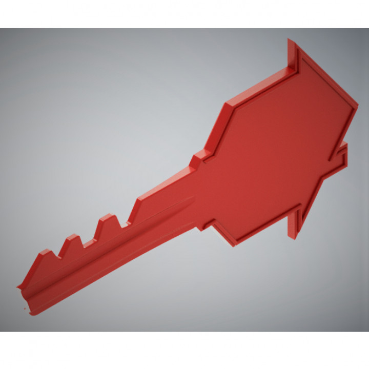 3D Printable House Key - Keychain by Rafael Cordeiro Vieira