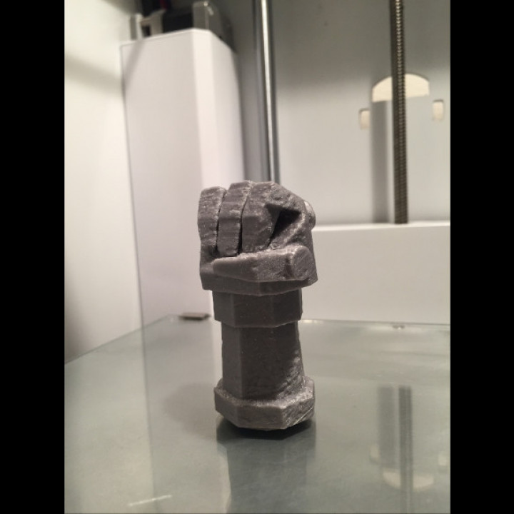 3D Printable Punch HellBoy by Marco Coddura