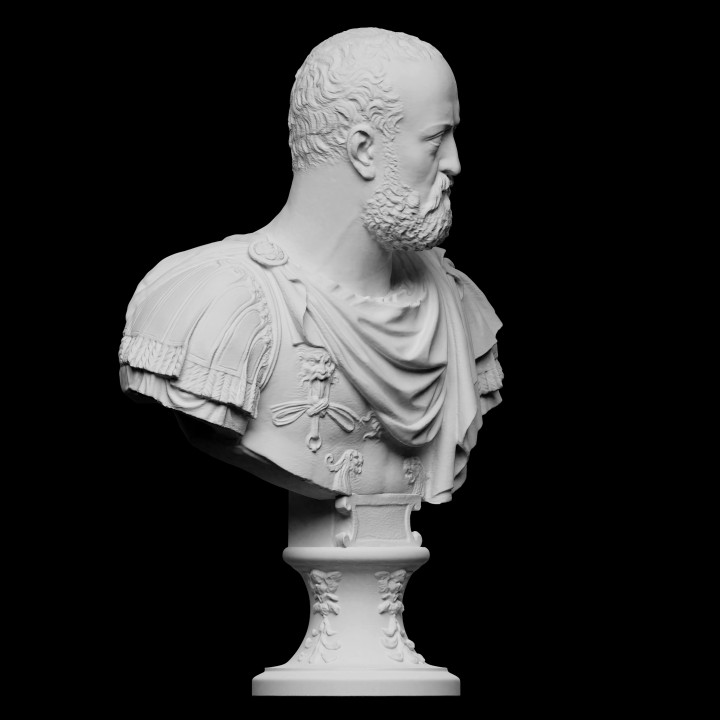 3D Printable Bust of Cosimo I de 'Medici (1519-1574) by SMK - Statens ...