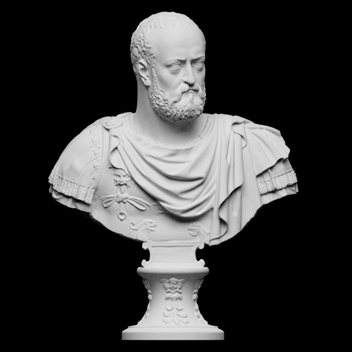 3D Printable Bust of Cosimo I de 'Medici (1519-1574) by SMK - Statens ...