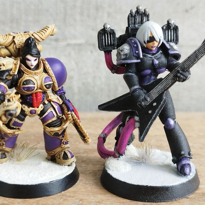 3D Print of Punk band heretic knights by christopherkuok