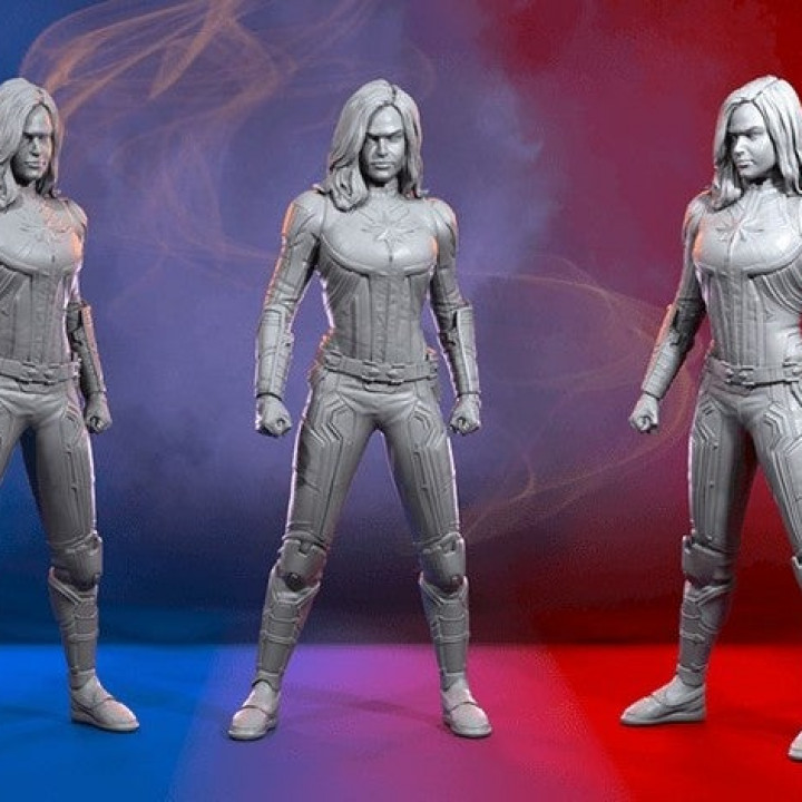 3D Printable CAPTAIN_MARVEL by anderson jorge
