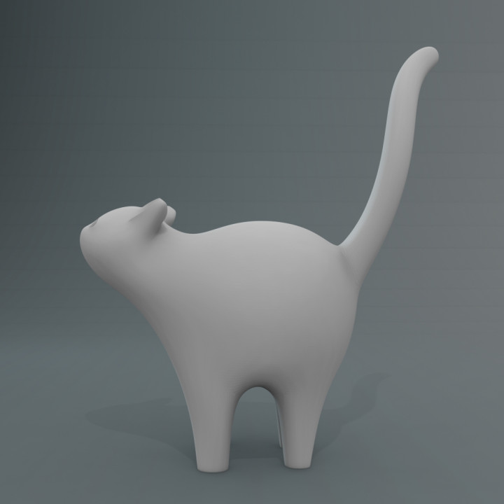 3D Printable Cat decorative object by Ignacio Sastre