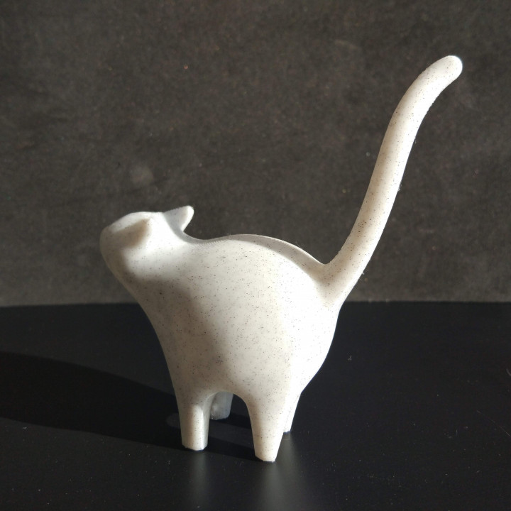 3D Printable Cat decorative object by Ignacio Sastre