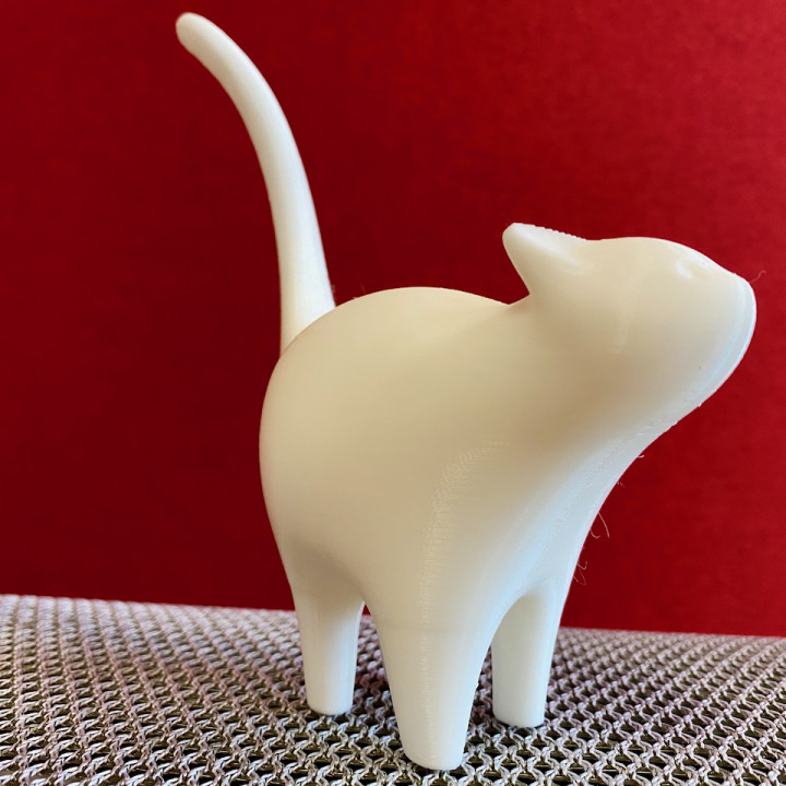 3D Printable Cat decorative object by Ignacio Sastre