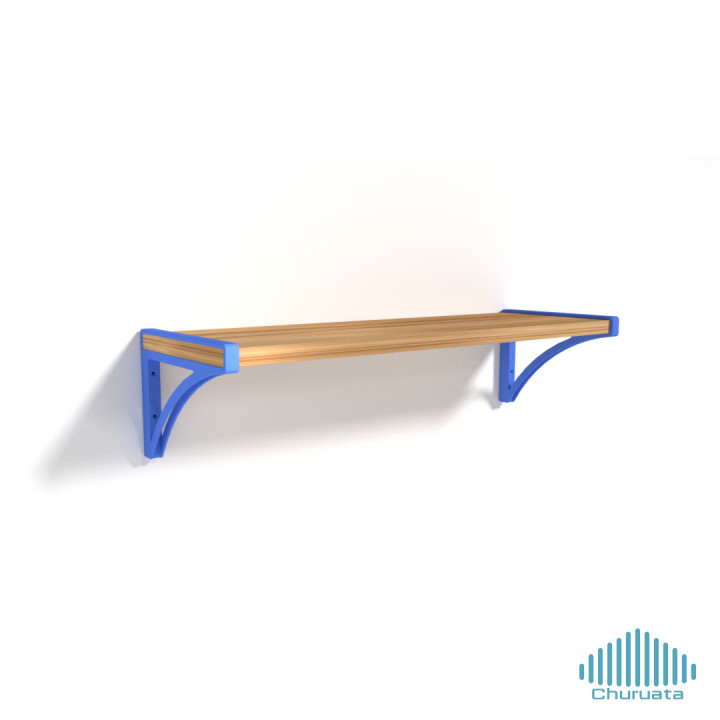 3D Printable 3D Printable Shelf by churuata3D