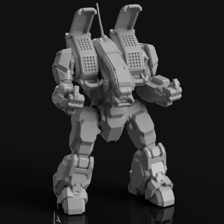 3D Printable ARC-1A Archer "42 Bird Salute" for Battletech by Matt Mason