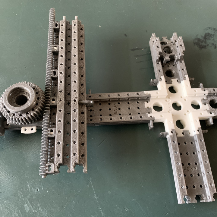 3D Printable GR 3a - Gear Rack by Bjørn Heide