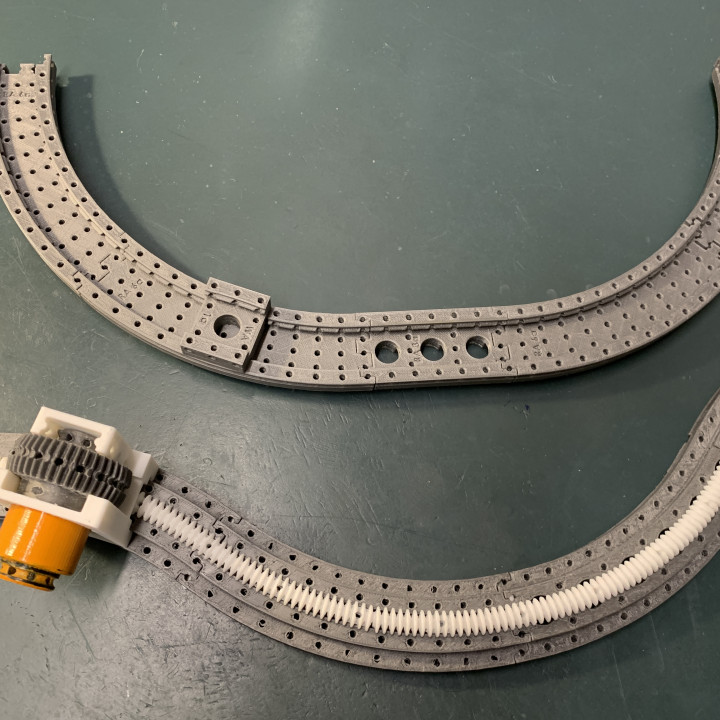 3D Printable GR 3a - Gear Rack by Bjørn Heide