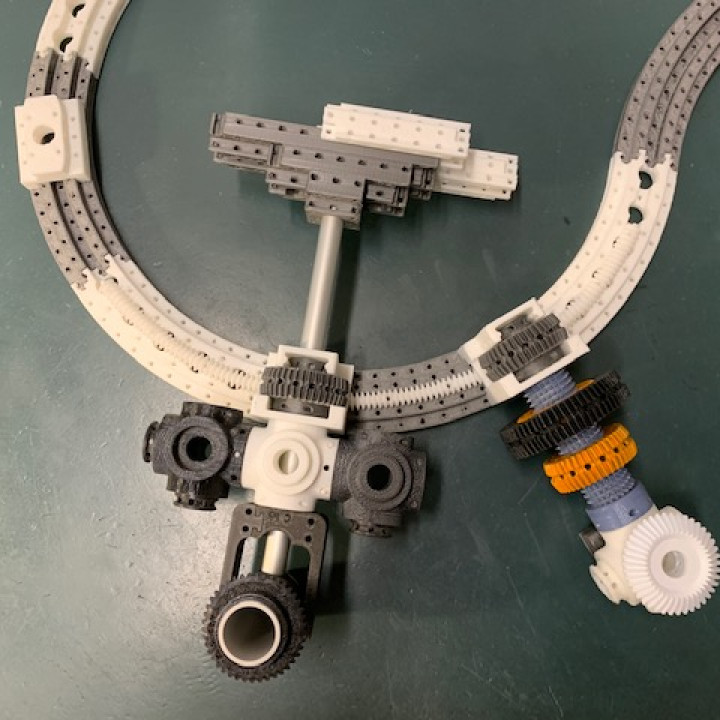 3D Printable GR 3a - Gear Rack by Bjørn Heide